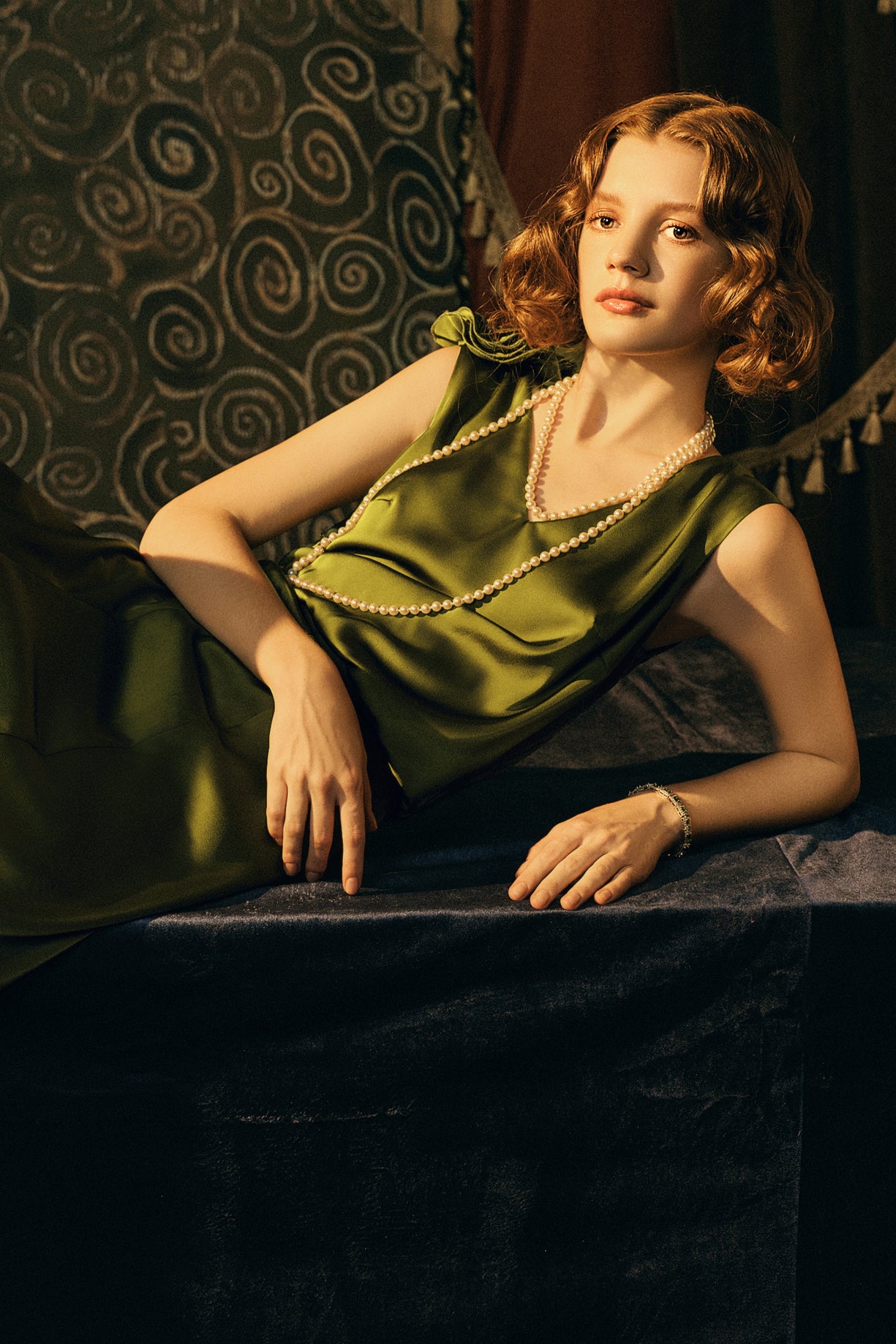 Shop 1920s Casual Dresses - Handcrafted Floral Day Dress | BABEYOND