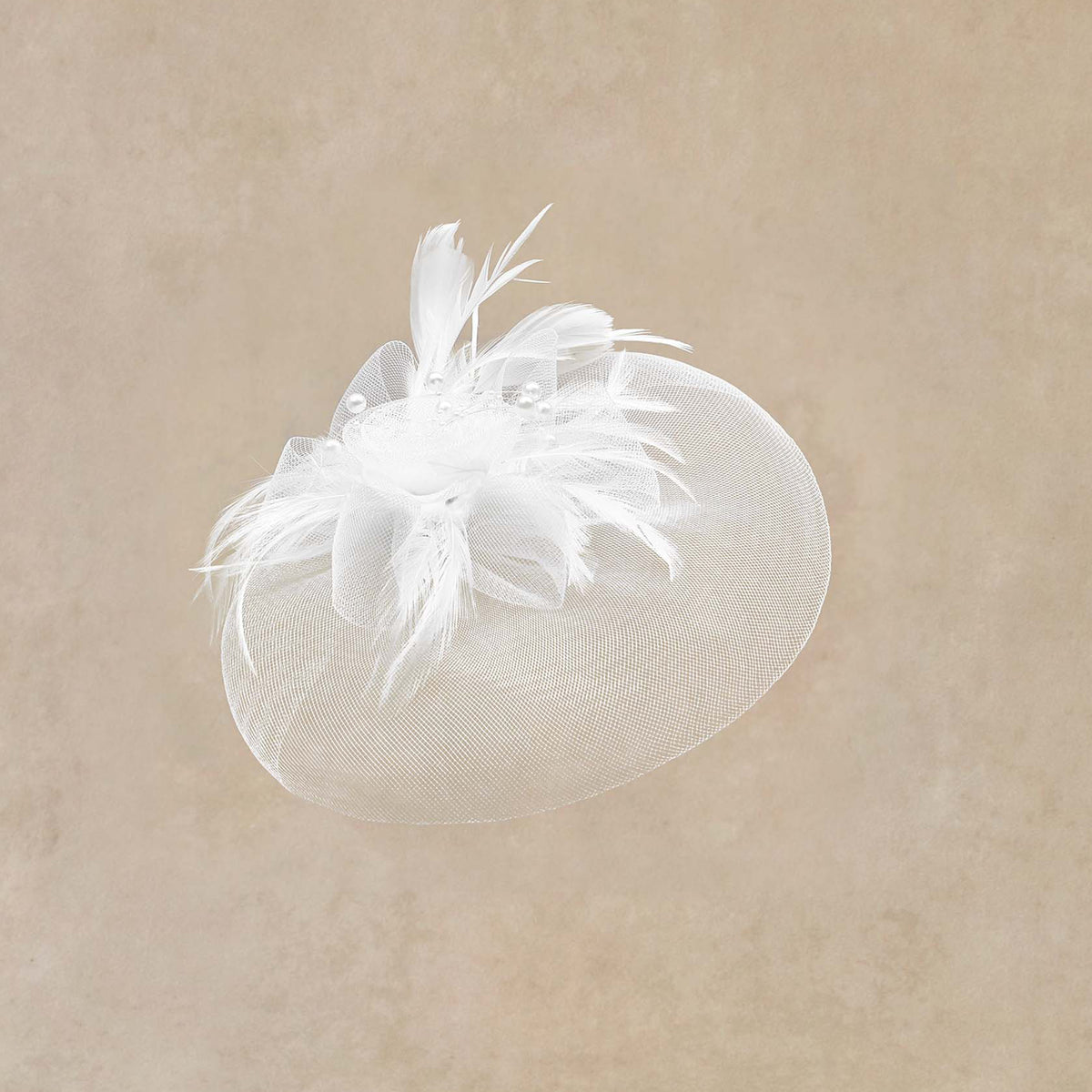 Shop Fascinator Hat - Mesh Feather Beaded Fascinator | BABEYOND