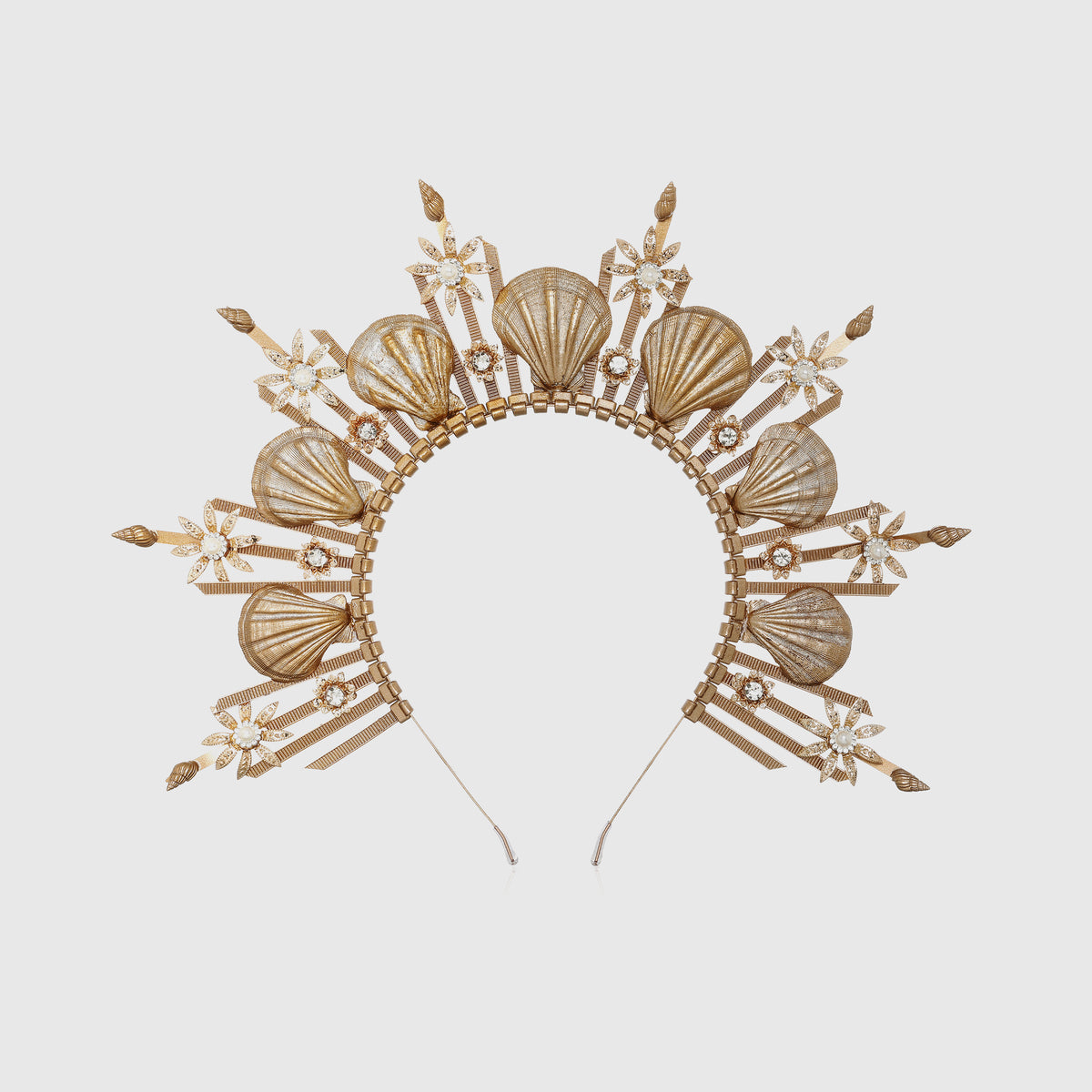 Shop Halo Crown - Shell Rhinestone Halo Crown | BABEYOND